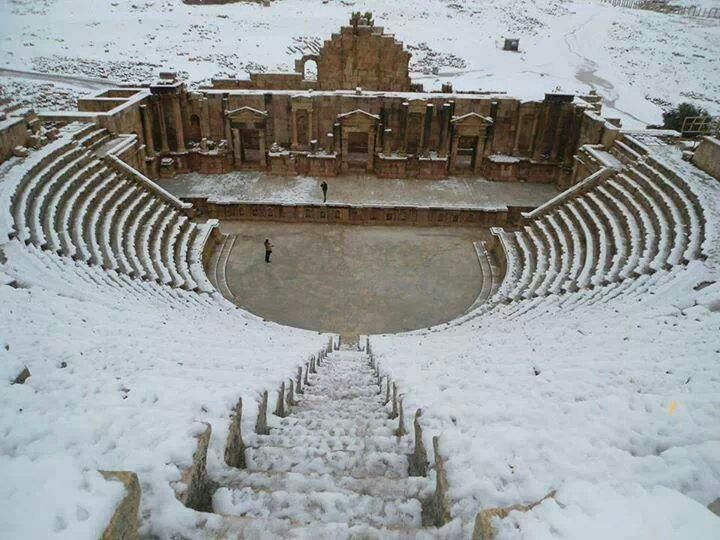 Winter in Jordan